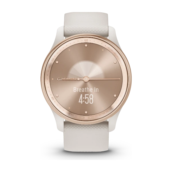 Garmin Vivomove Trend Hybrid smartwatch Ivory peach - POWER.dk
