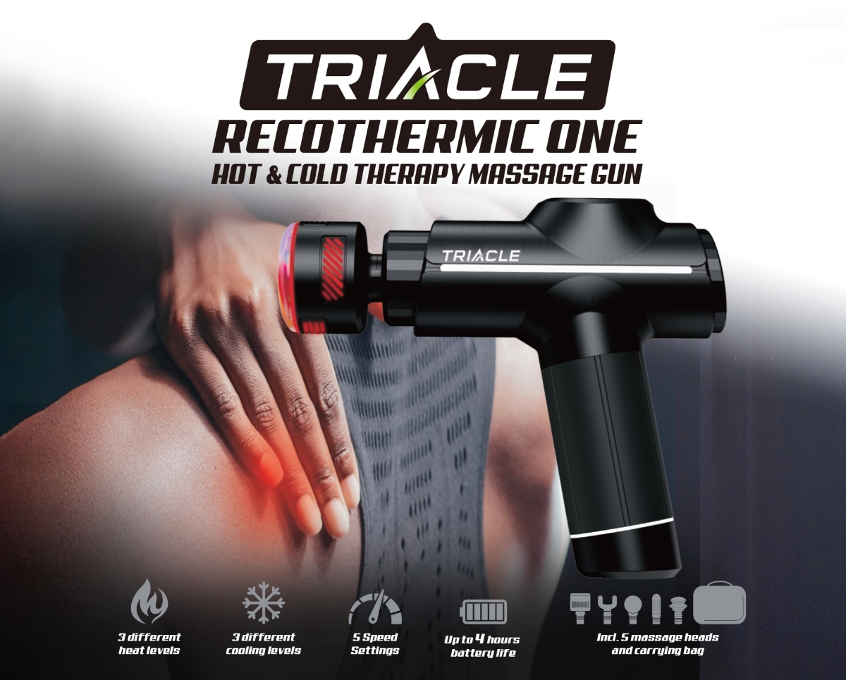 Triacle RecoThermic One varm & kold massagepistol - POWER.dk