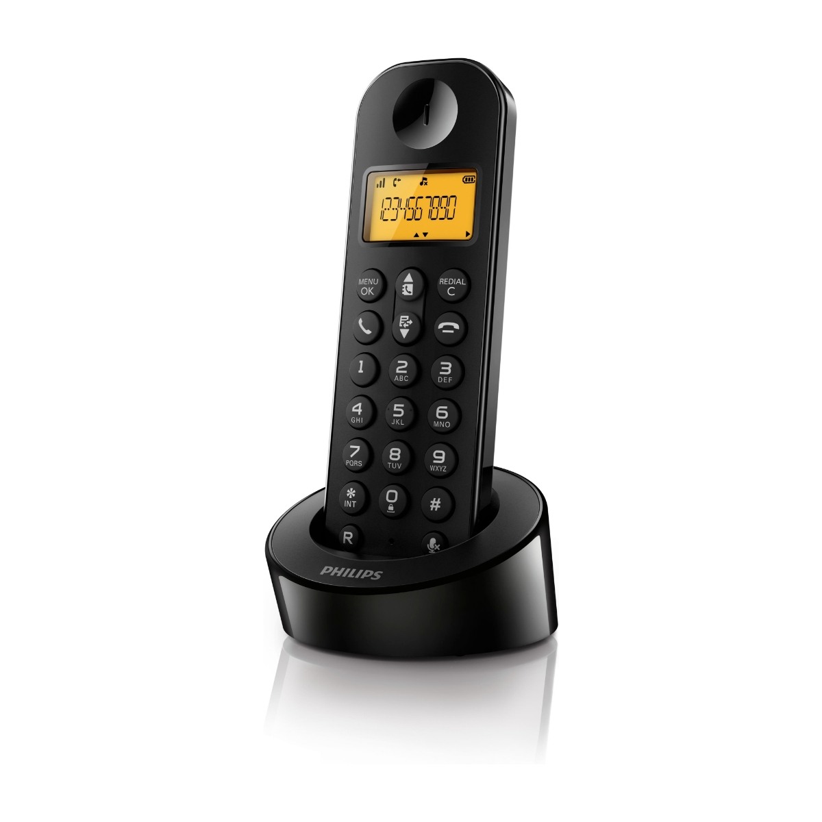 PHILIPS D1201B DECT PHONE - POWER.dk