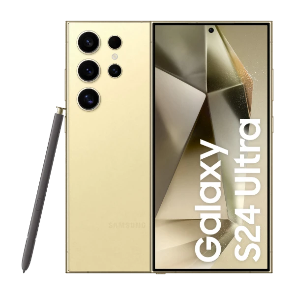 Samsung Galaxy S24 Ultra 256 Gt, Titanium Yellow - Power.fi