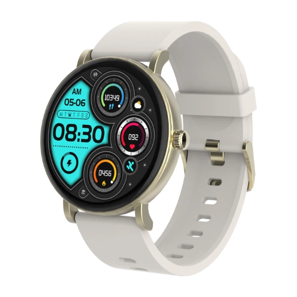 Triacle Legacy One Fitness smartklokke, Special Edition-pakke med ekstra nylonarmbånd, gull ...