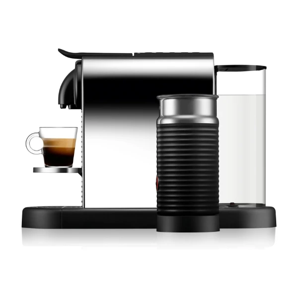 Nespresso Citiz & Milk kapselkaffemaskine By Delonghi, platin - POWER.dk