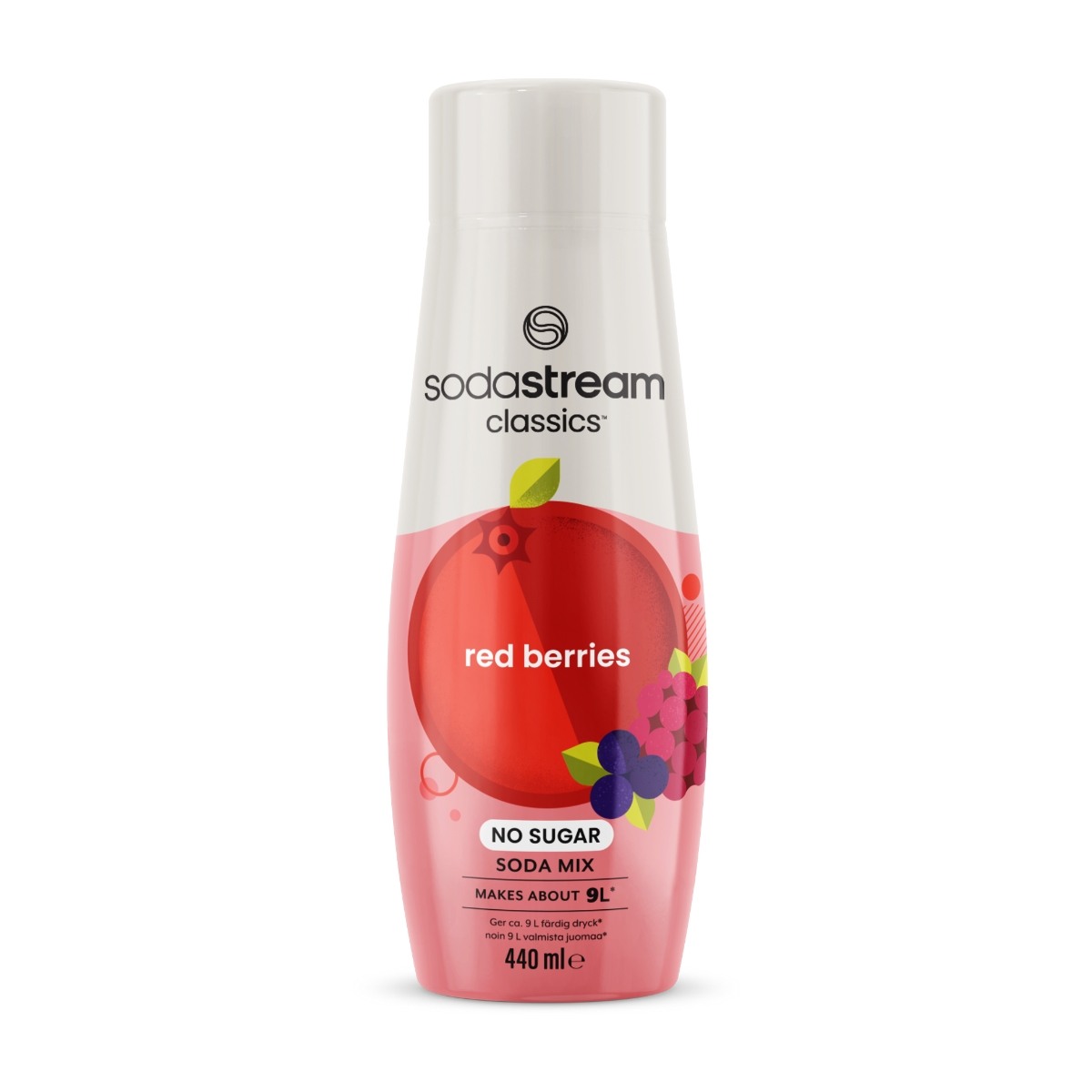 SodaStream Red Berries No Sugar - POWER.dk