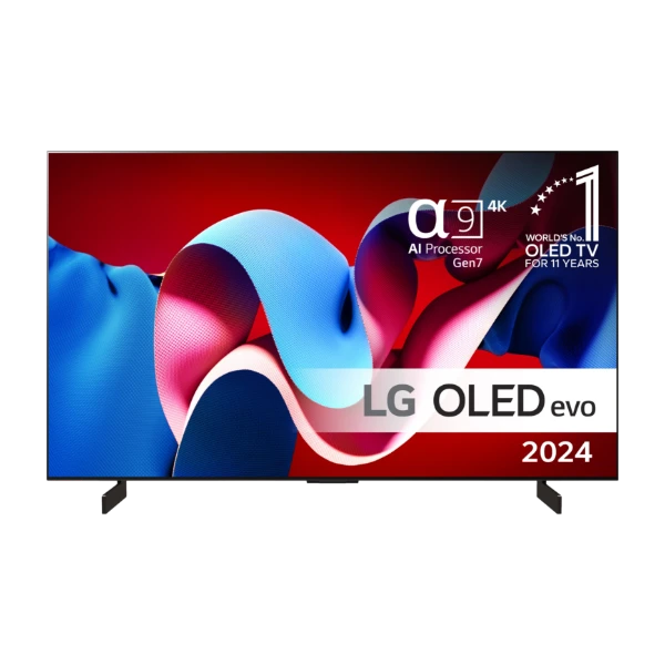 LG 42" OLED evo C4 4K TV OLED42C44LA - Power.fi