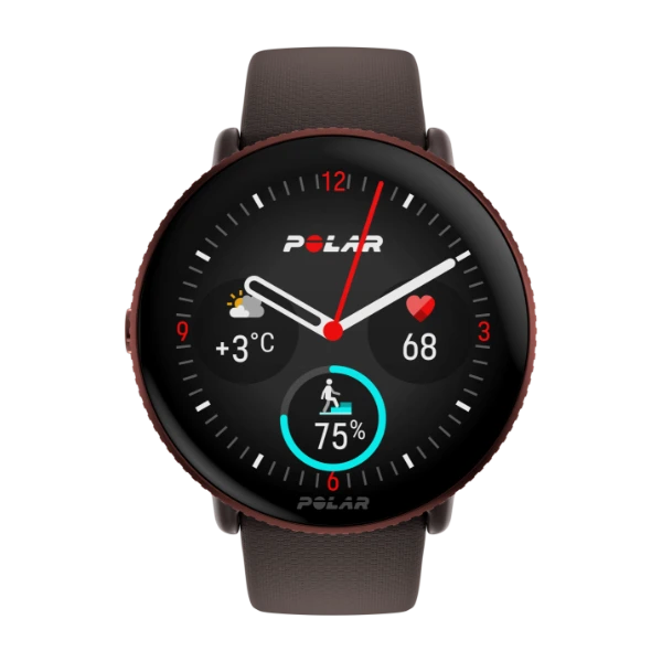 Polar Ignite 3 Fitnesskello, brown copper S-L - Power.fi