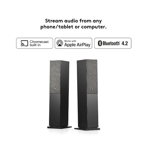 Audio Pro A48 højttalersæt, sort - POWER.dk