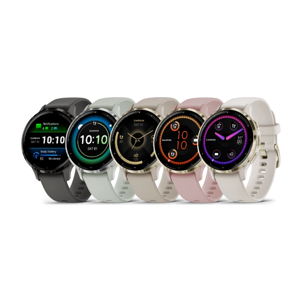 Garmin Venu 3S smartklokke French Gray/soft gold - Power.no