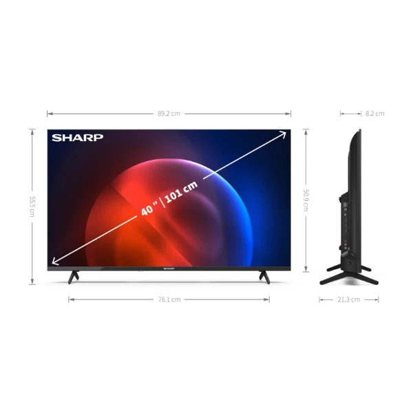 Sharp 40" Full HD Android TV 40FH4EA - Power.no