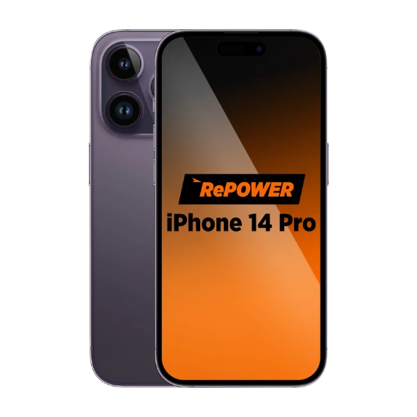 RePOWER iPhone 14 Pro 128 GB, djuplila, Grade B - Power.se
