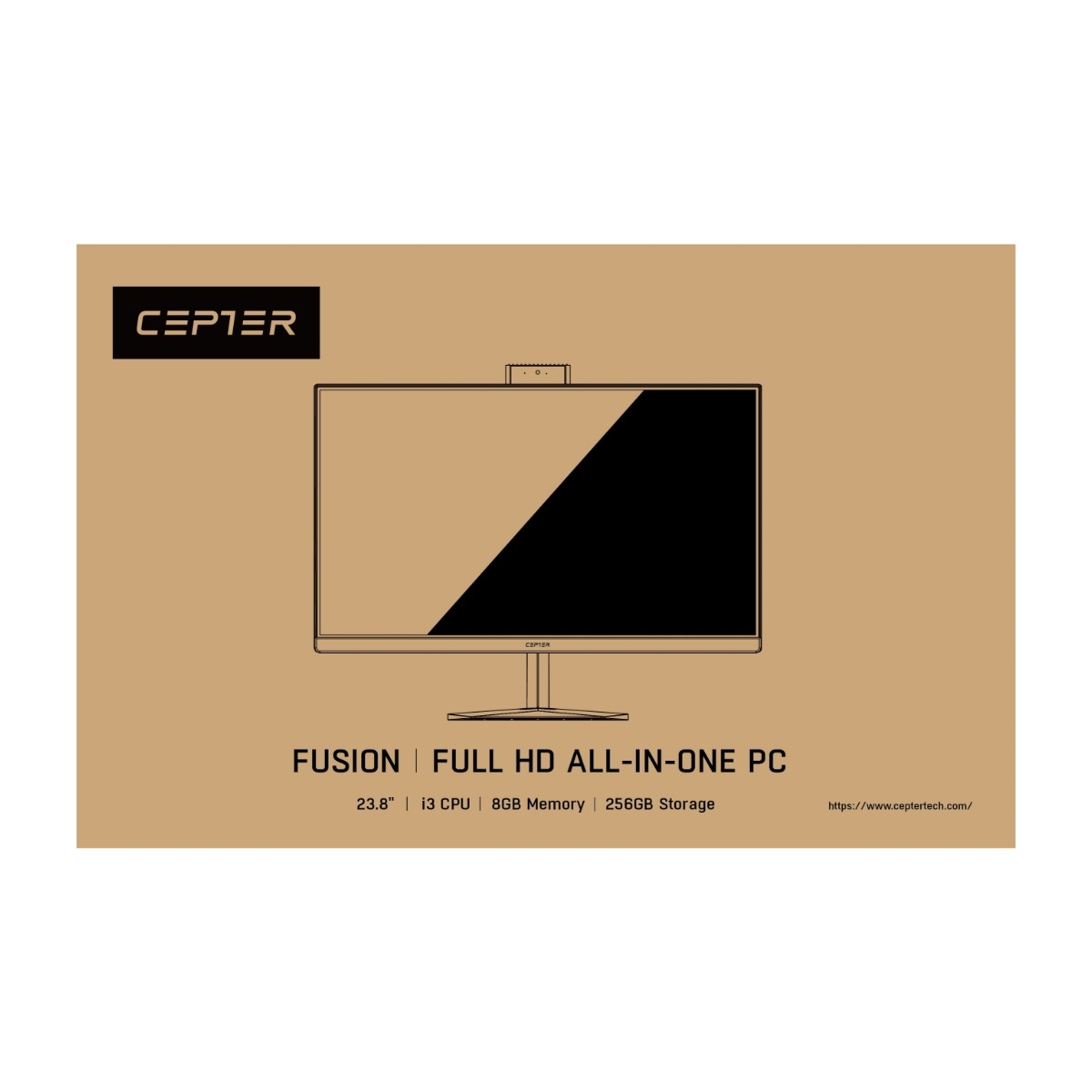 Cepter Fusion 256 GB 23,8" All-In-One-desktop - CEPTER