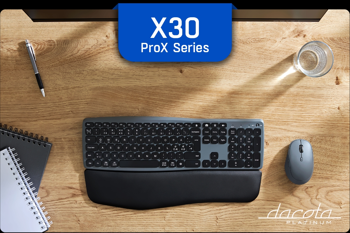 Dacota Platinum ProX Series X30 trådløst tastatur - POWER.dk