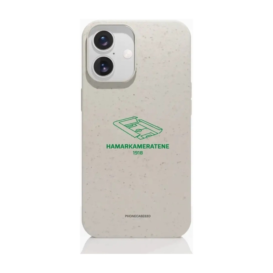 Phonecases3D iPhone 16 HamKam komposterbart deksel, hvit - Power.no