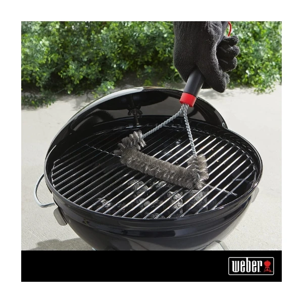 Weber tresidig grillborste 30 cm - Power.se