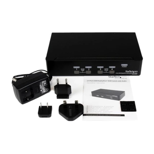 StarTech.com SV431DPUA Kvm-kytkin, musta - Power.fi