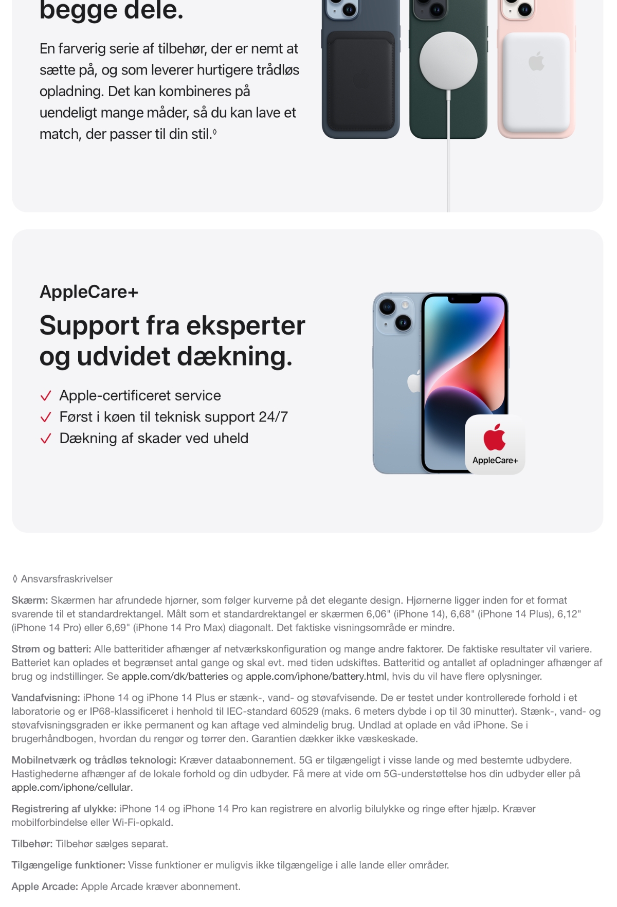 Apple iPhone 14 128 GB, Midnat - POWER.dk