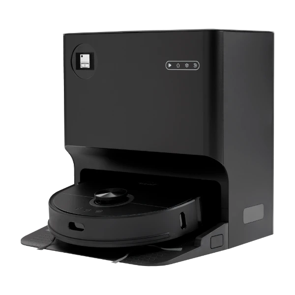 Point Orbit One robotstøvsuger og 4-in-1 Rengjøringsstasjon, svart ...