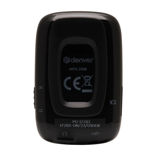 Denver MPS-316B MP3-afspiller, sort - POWER.dk