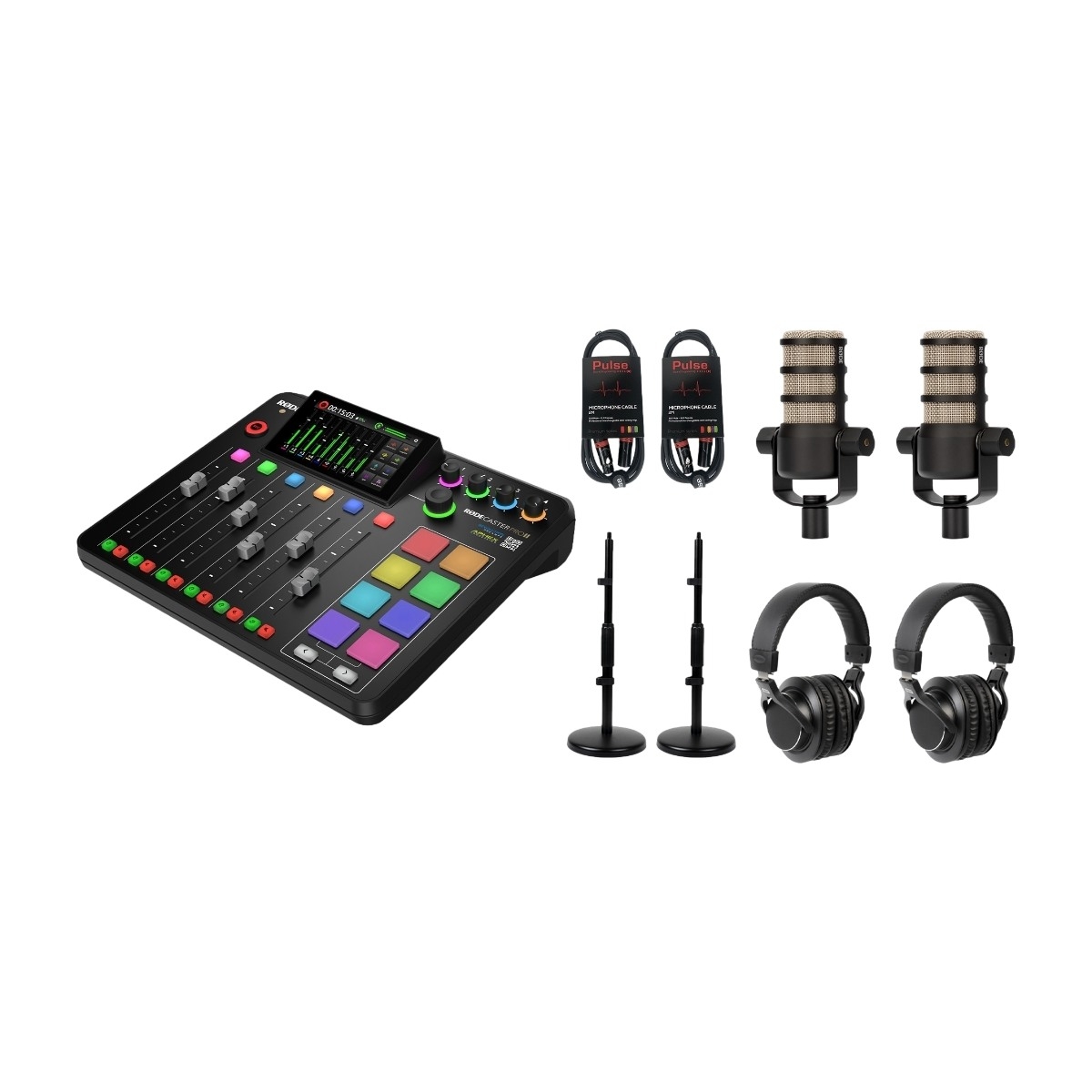 RØDE Rodecaster PRO II Podcasting Bundle 2 - POWER.dk