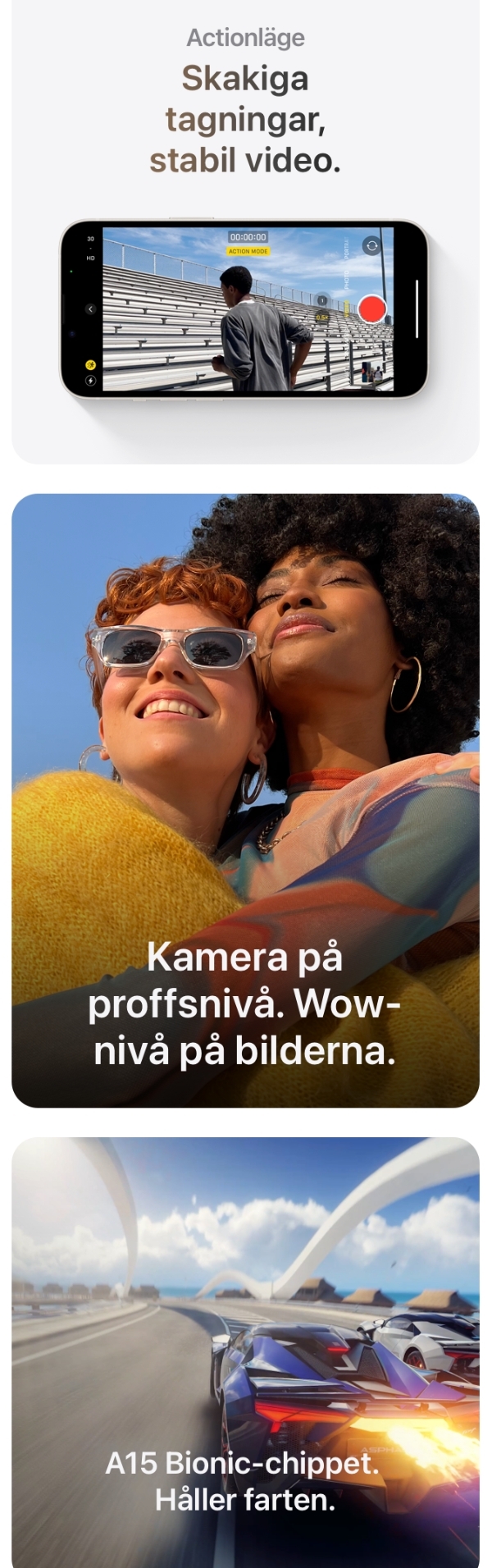 Apple iPhone 14 128 GB, Midnatt - Power.se