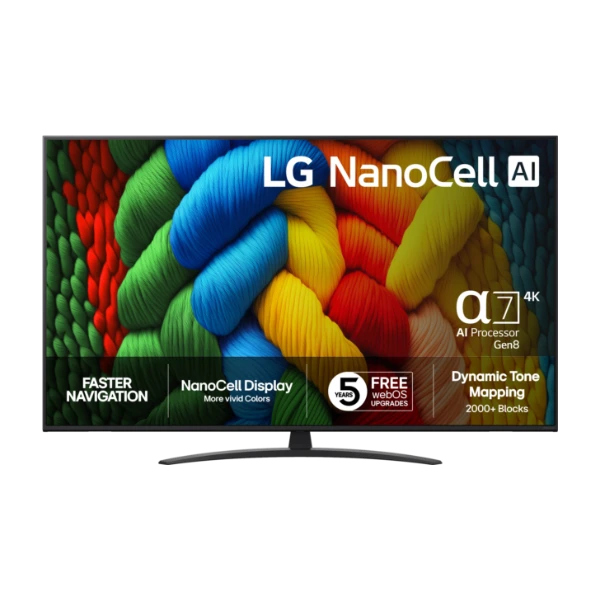 LG 55" 4K NanoCell TV 2025 55NANO81A - Power.fi