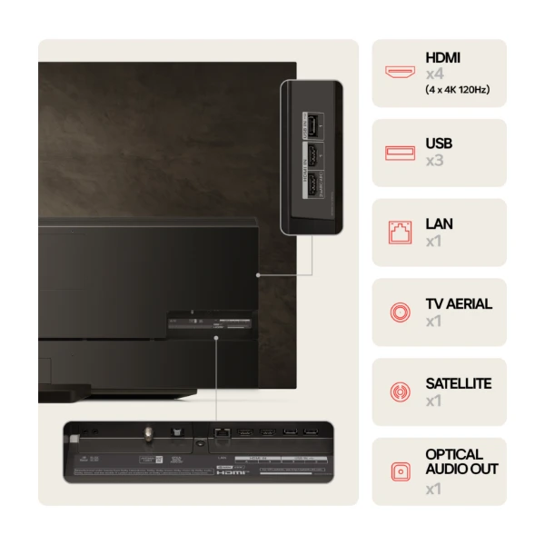 LG 83" OLED evo C4 4K TV OLED83C44LA - POWER.dk