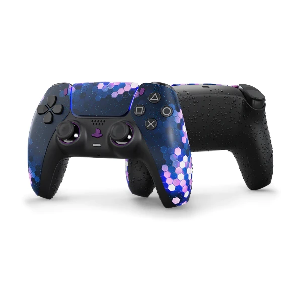 King controller PS5 Galaxy Hex peliohjain, musta/violetti - Power.fi