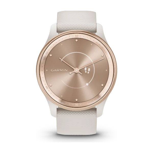 Garmin Vivomove Trend Hybrid smartklokke Ivory peach - Power.no