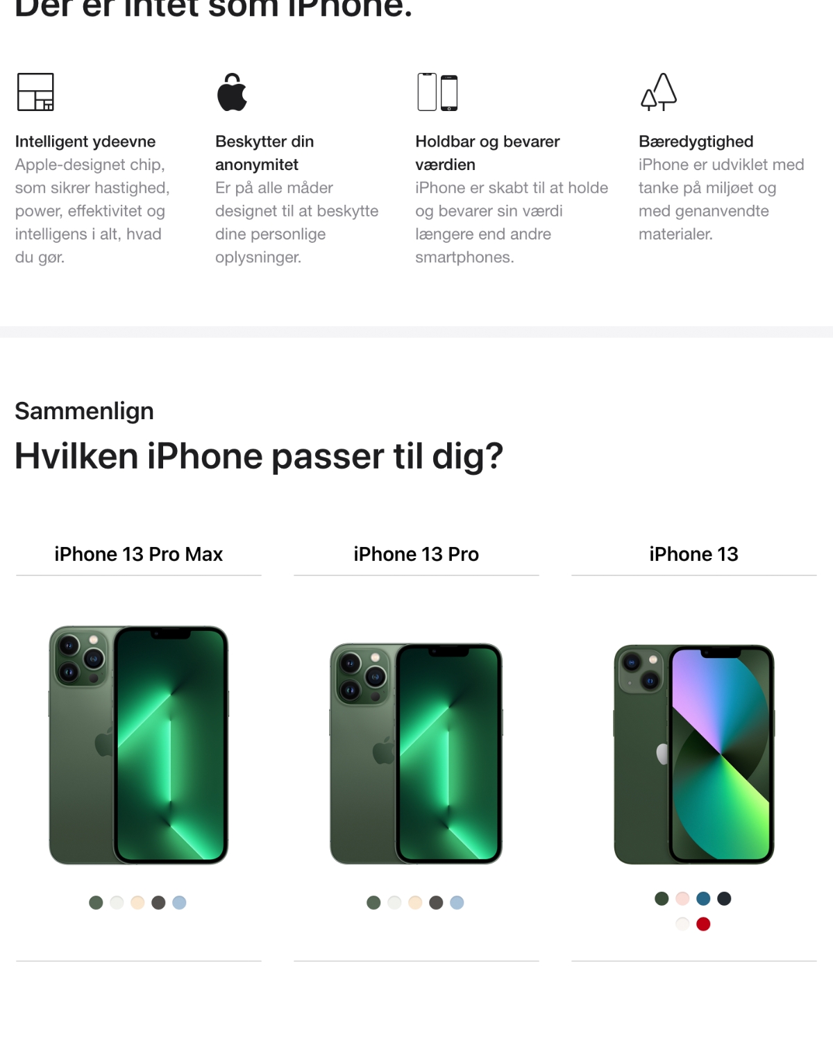 Apple iPhone 13 128 GB, Stjerneskær - POWER.dk