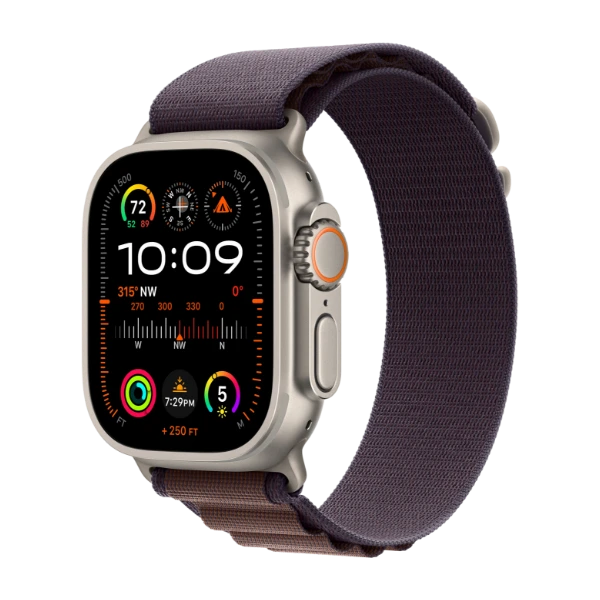 APPLE WATCH ULTRA 2 GPS + CELLULAR, 49 MM TITANIUM URKASSE MED INDIGO ...