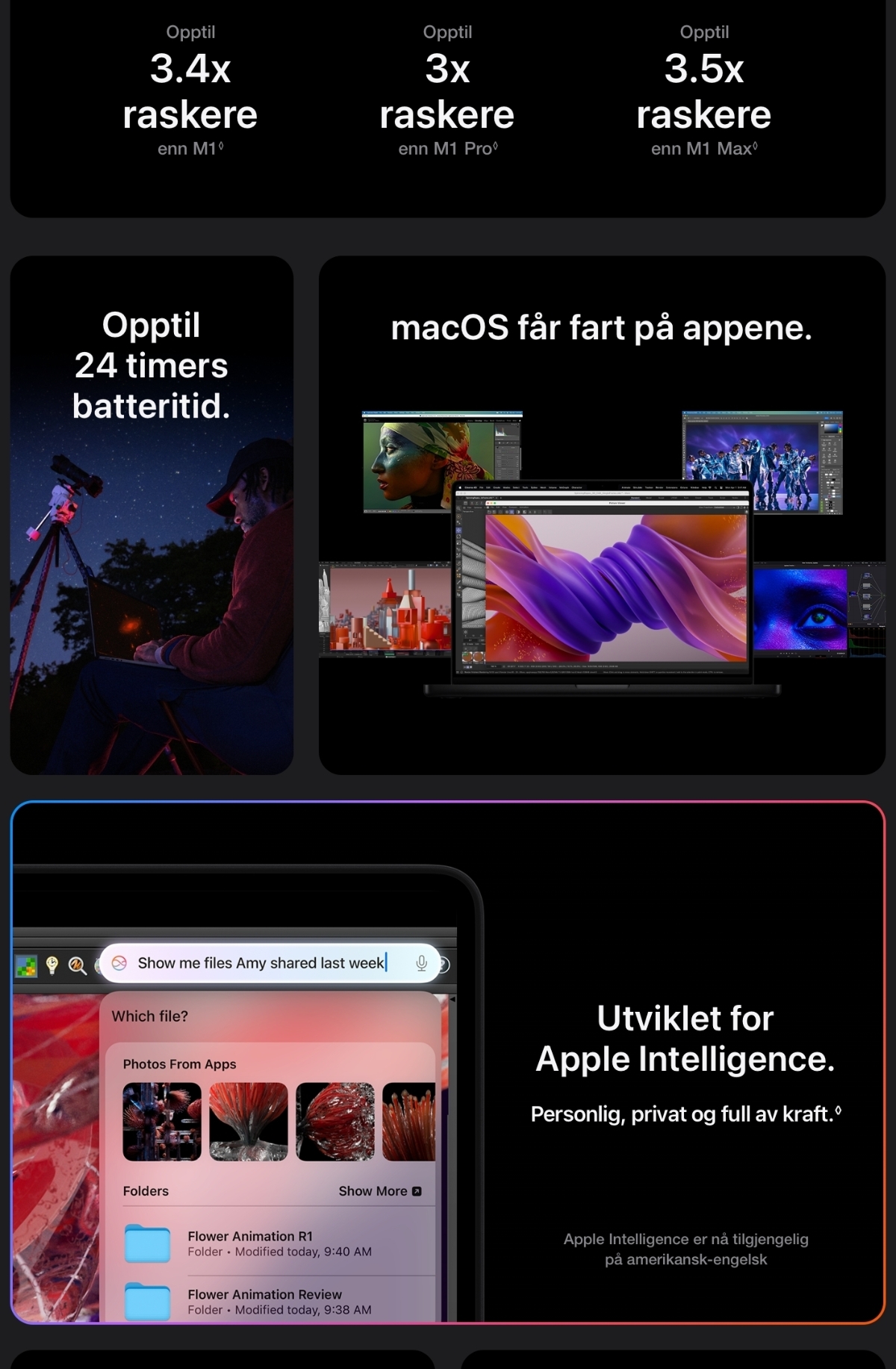 Apple MacBook Pro 14" (2024, M4 Pro) 24/512 GB, sølv - Power.no