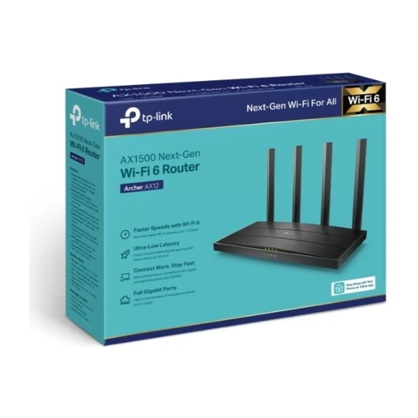 TP-Link Archer AX12 AX1500 Wi-Fi 6 -reititin - Power.fi