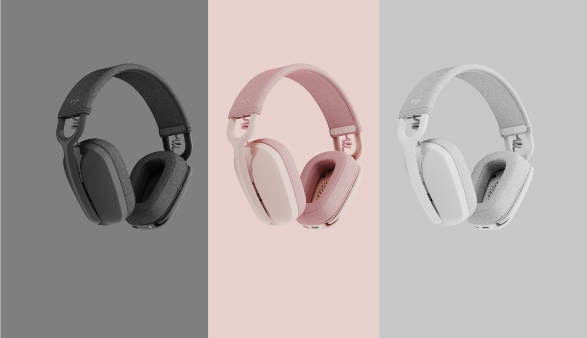 Logitech Zone Vibe 100 trådlöst headset, grafit - Power.se