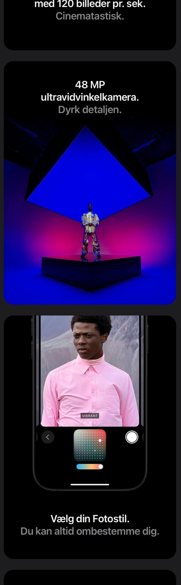 Apple iPhone 16 Pro 256 GB, sort titanium - POWER.dk