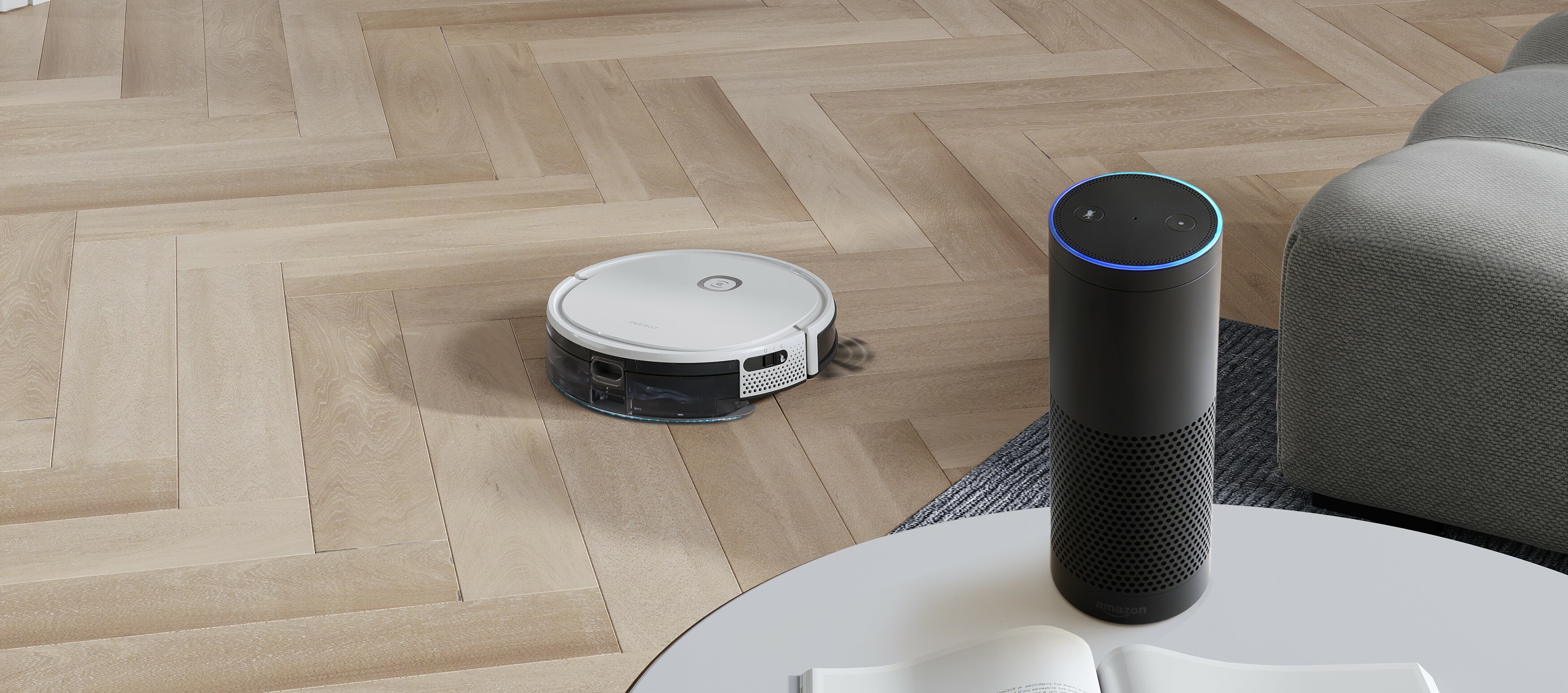 ECOVACS DEEBOT U2 ROBOTSTØVSUGER, HVID - Power.dk