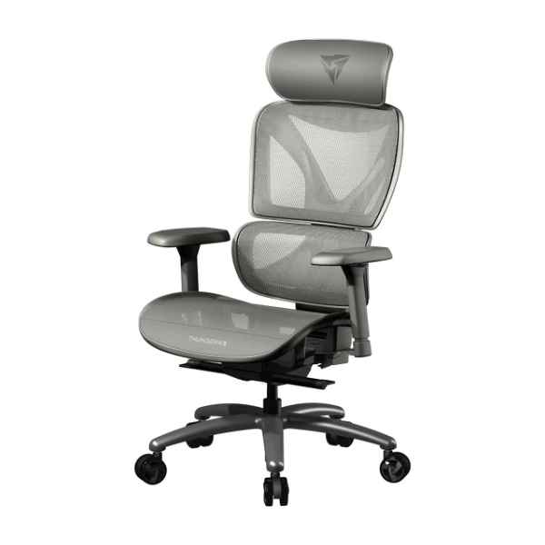 ThunderX3 XTC Mesh gaming stol, grå - POWER.dk