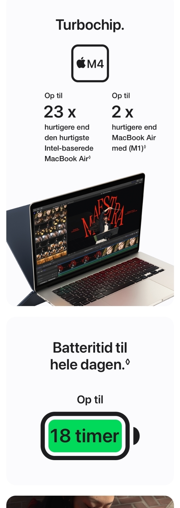 Apple MacBook Air 15" (2025, M4) 24/512 GB, midnat - POWER.dk