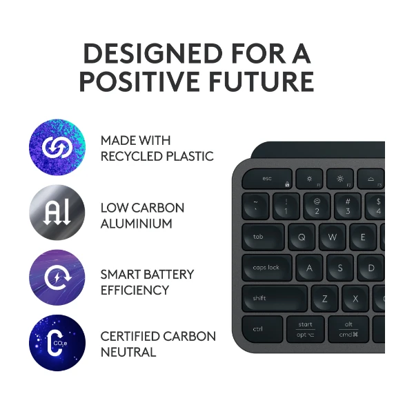 Logitech MX Keys S Combo, grafiitinharmaa - Power.fi