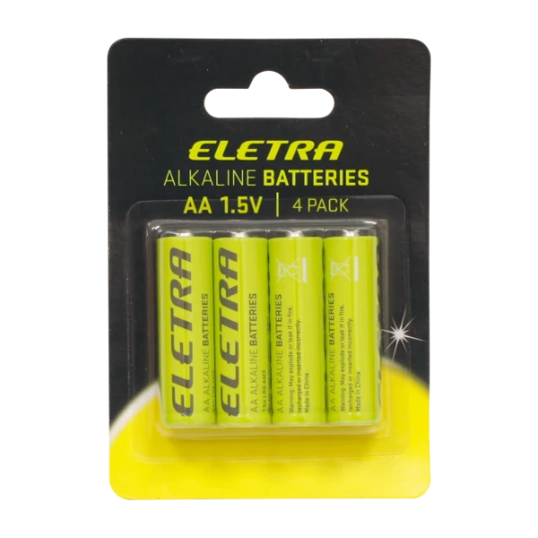 Eletra batterier AA 4 pak - POWER.dk