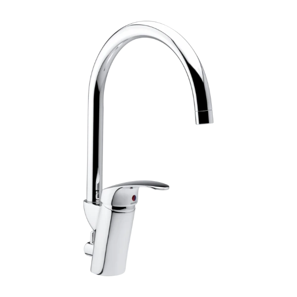 DAMIXA SPACE ARMATUR HØJ TUD KROM MED OPVASKEMASKINEVENTIL - Power.dk