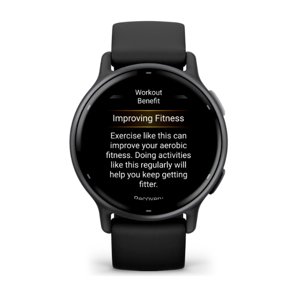 Garmin Vivoactive 5 smartwatch, black Slate AMOLED - POWER.dk