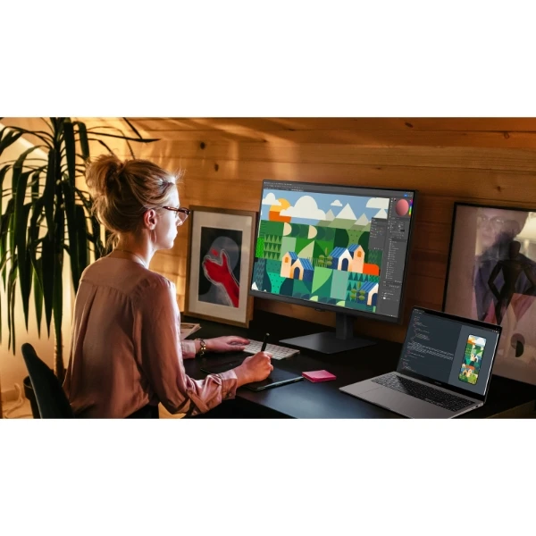 Samsung ViewFinity S7 32" 4K UHD skærm, sort - Power.dk