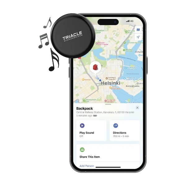 Triacle X-Mark Two nøgle- og tingfinder (1-pak), sort - POWER.dk
