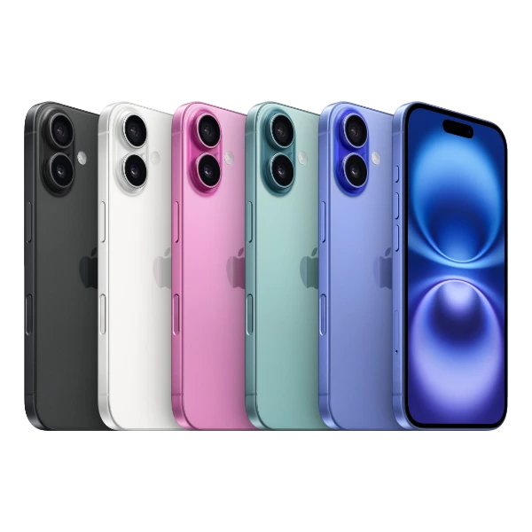 Apple iPhone 16 128 GB, grønblå - Power.dk