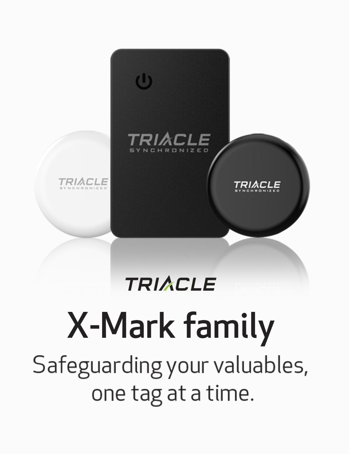 Triacle X-Mark Two nøgle- og tingfinder (1 pakke), hvid - POWER.dk