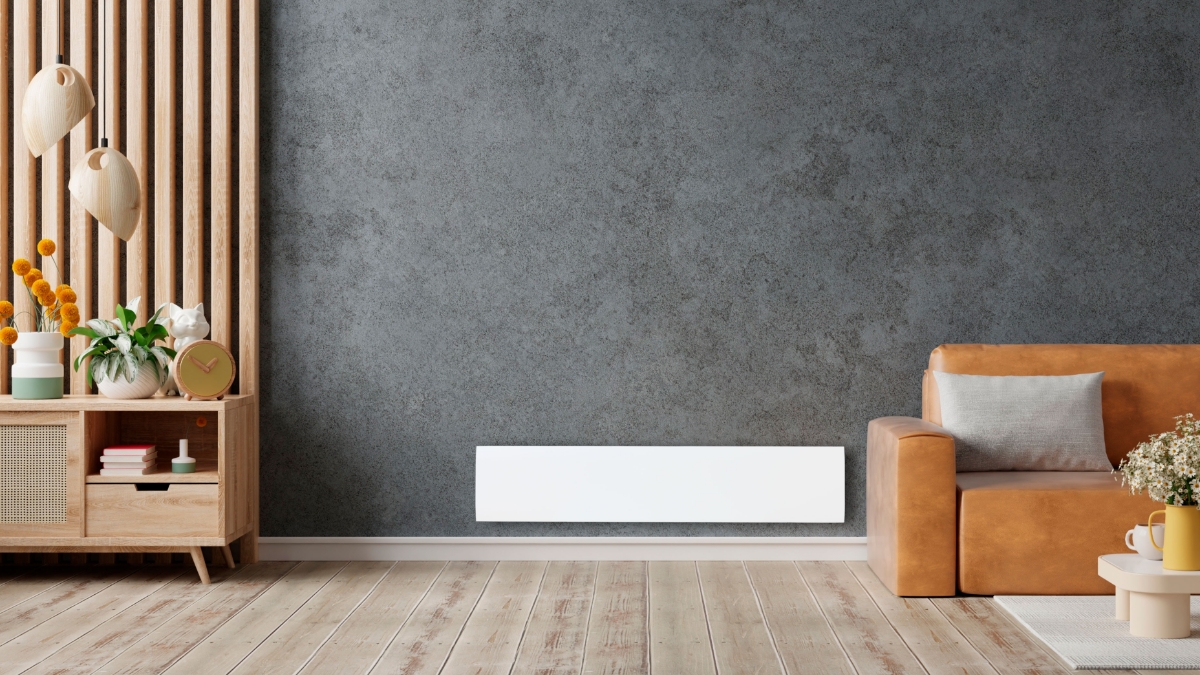 Point POLISW1000 lav panelovn, matt hvit - Power.no