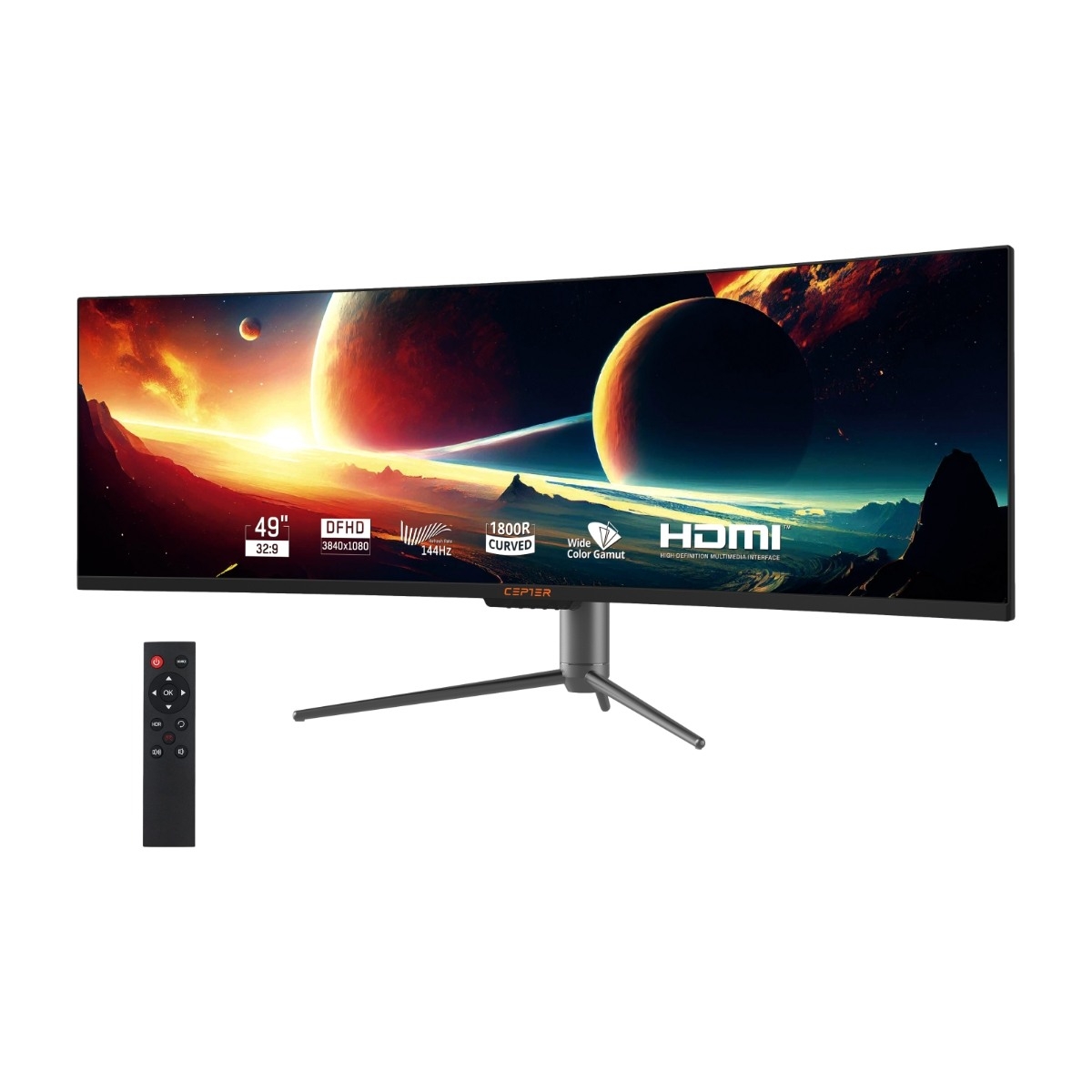 Cepter Alpha 49" DFull HD gaming monitor - CEPTER