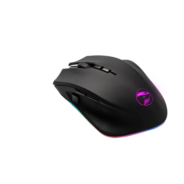 SharkGaming Shark Velocity M71 Trödlös gamingmus med 16 000 DPI och RGB ...