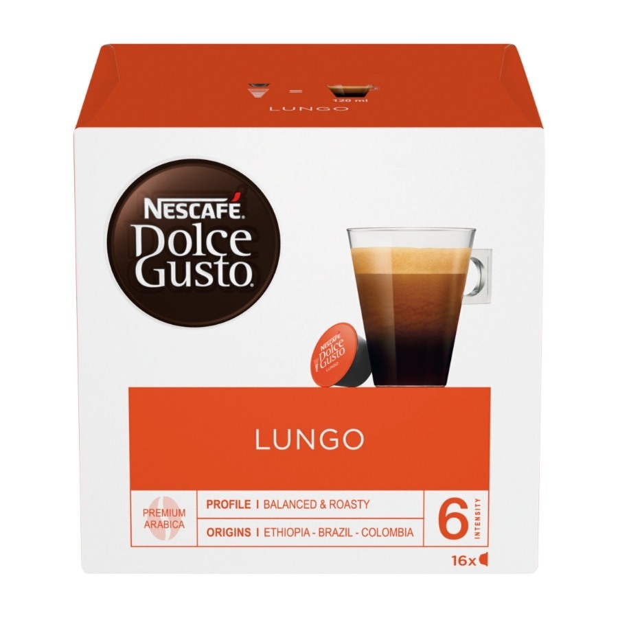 Nescafe Dolce Gusto Lungo kaffekapsler 16 stk - POWER.dk