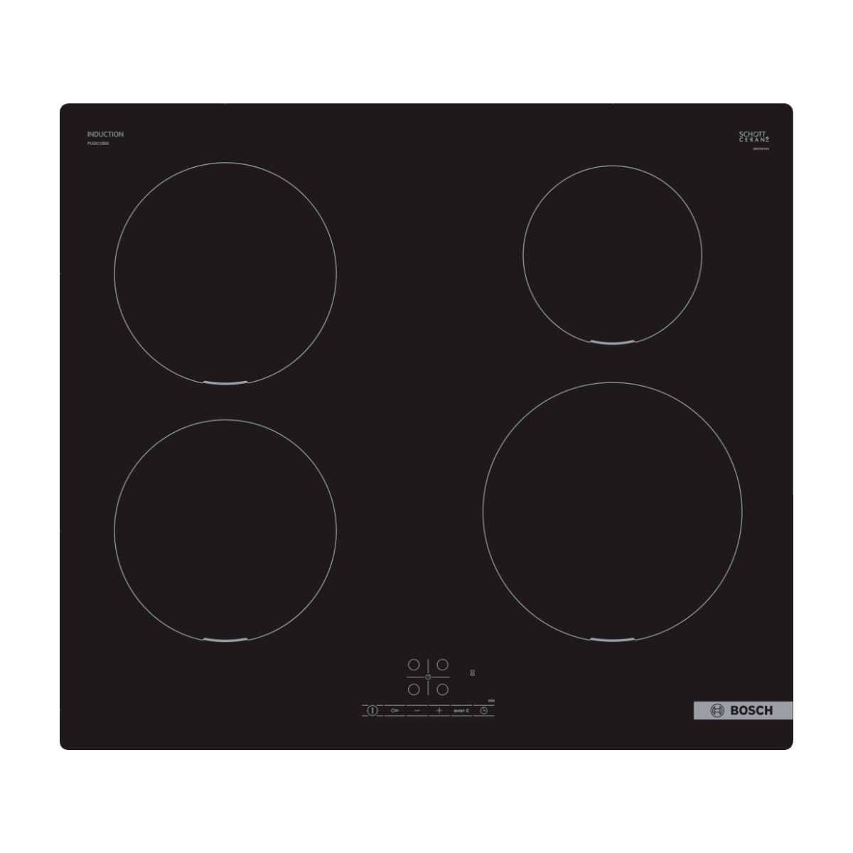 Bosch Serie 4 PUE611BB5E induktionshäll - Power.se
