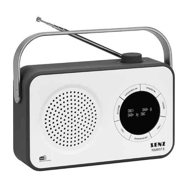 Senz Tourist 3 DAB+/FM Bluetooth radio, hvid - POWER.dk